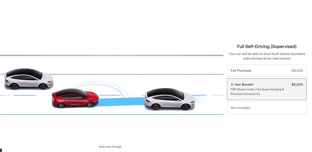 Tesla offers a 3-year bundle of FSD Supervised for Model S and Model X ...