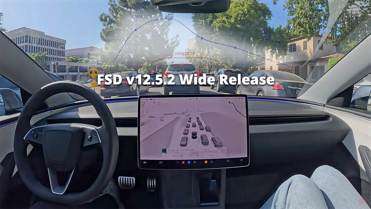 Tesla (TSLA) rolls out a new wave of FSD v12.5.2.1 (2024.27.10) - Tesla ...
