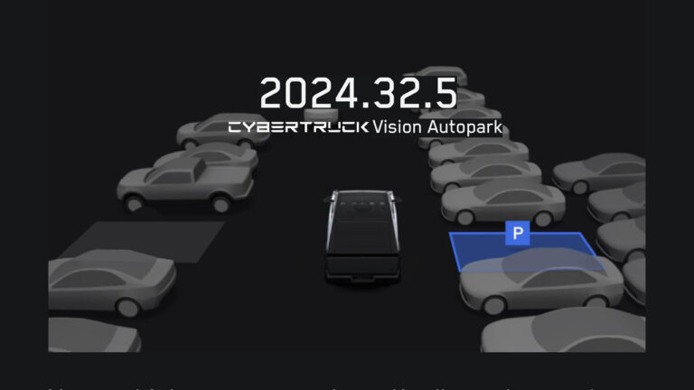 Tesla begins the Cybertruck Vision Autopark rollout in OTA update v2024 ...