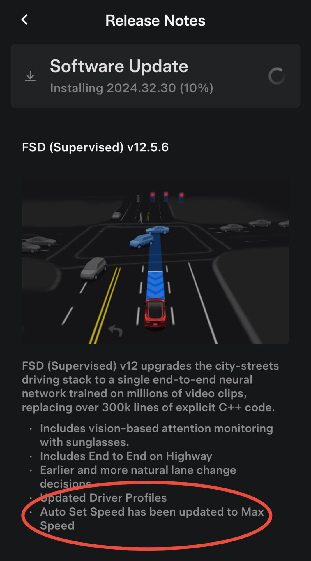 FSD 12.5.6 (2024.32.30) brings End-to-End on Highway for all Tesla cars ...