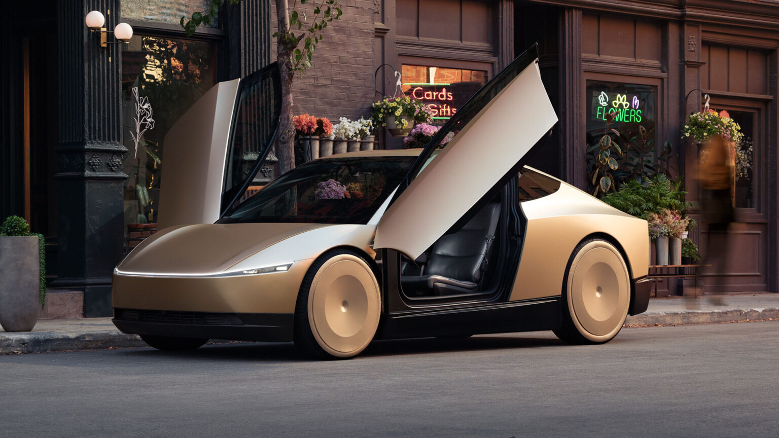 Elon Musk unveils the Tesla Robotaxi (Cybercab) — shares the price and ...