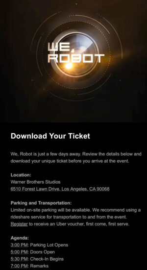 Watch the live stream of Tesla Robotaxi unveiling "We, Robot" (live ...