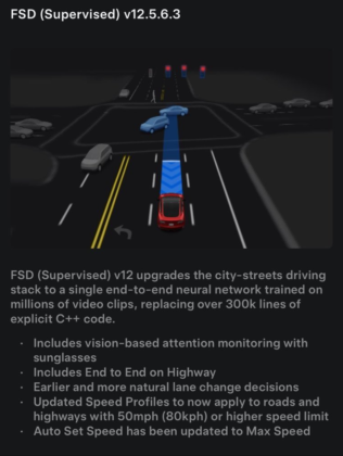 Tesla FSD 12.5.6.3 goes wide release for HW4 vehicles, brings End to ...