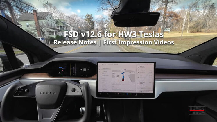 Tesla FSD v12.6 is a scaled-down version of FSD v13 for HW3 owners ...