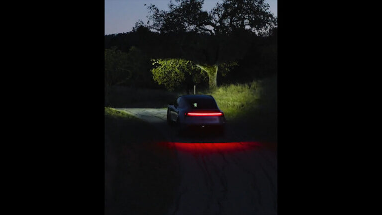 Tesla Model Y Juniper's reflective taillight strip is the first one ...