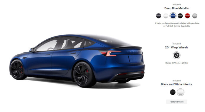Tesla Model 3 Performance now includes two premium colors for free ...