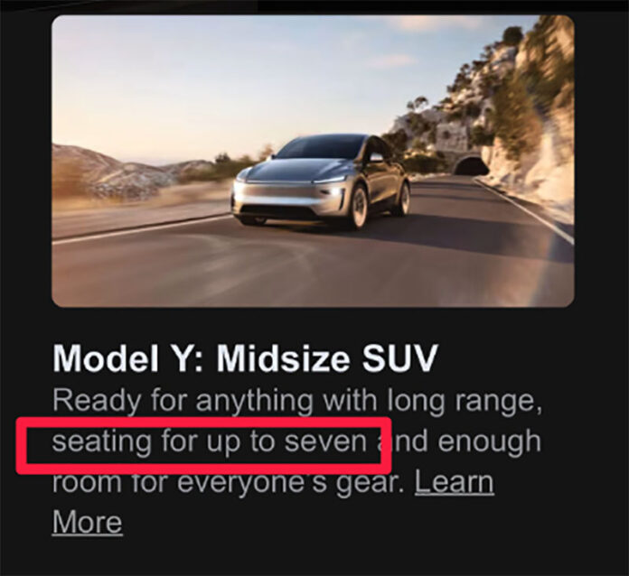 Tesla teases upcoming 7-seat Model Y Juniper in new email to customers ...