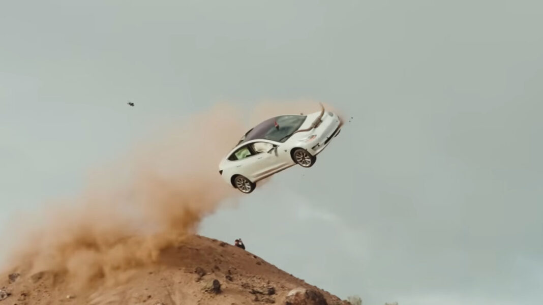 Watch if a Tesla catches fire after falling off a cliff - Tesla Oracle