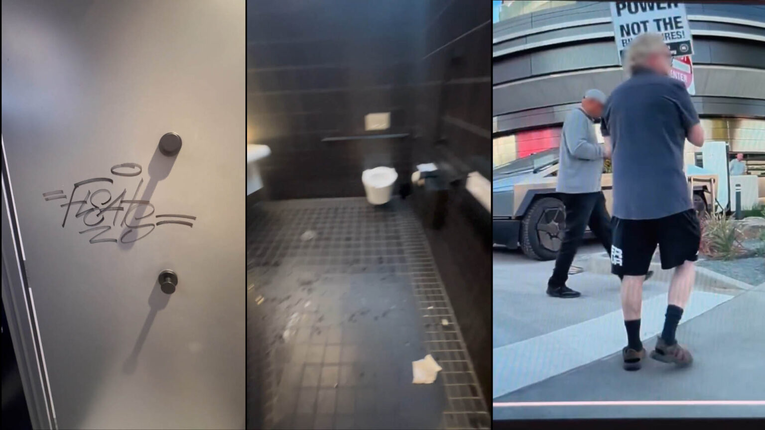 Tesla Diner gets vandalized within days of its opening, protesters roam ...