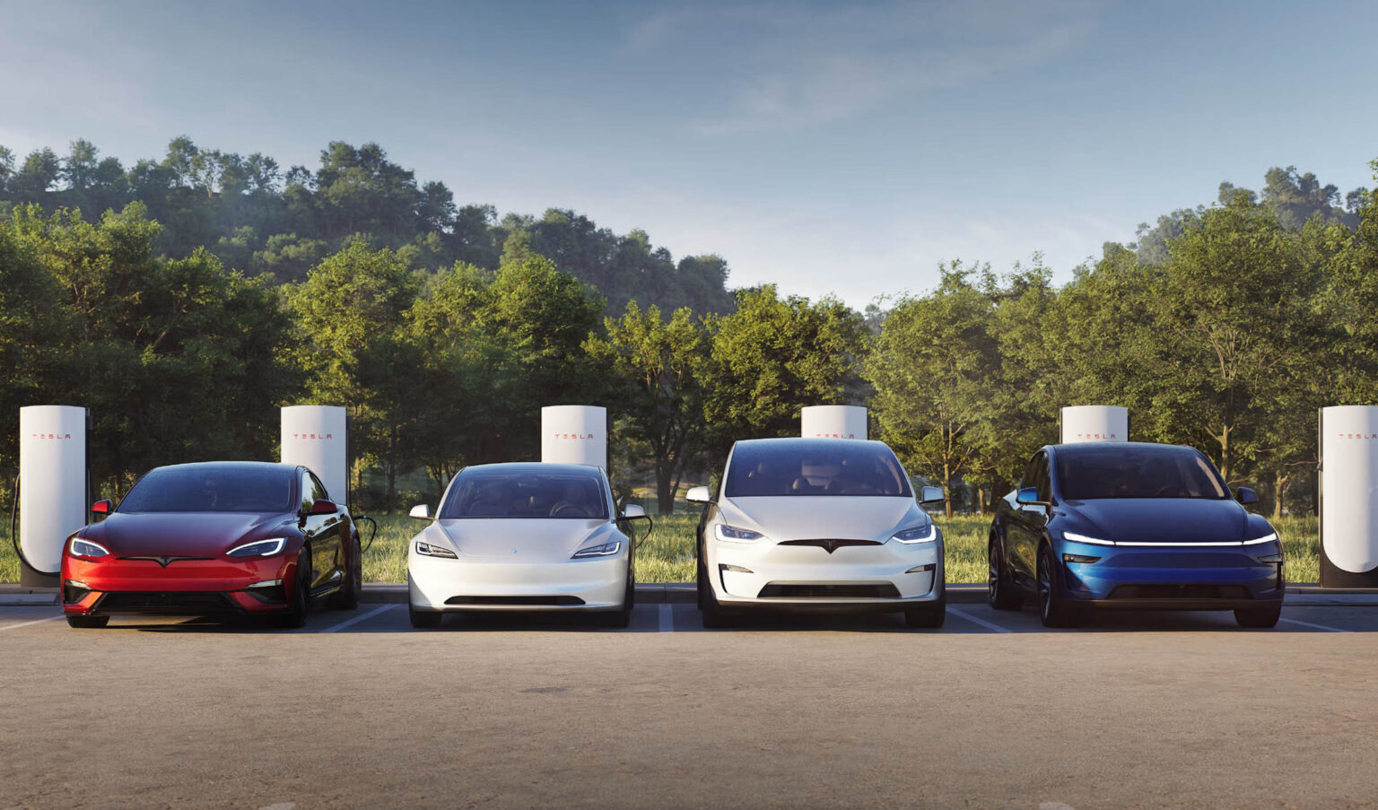 Tesla offers free American flag colors for its American-made cars from ...