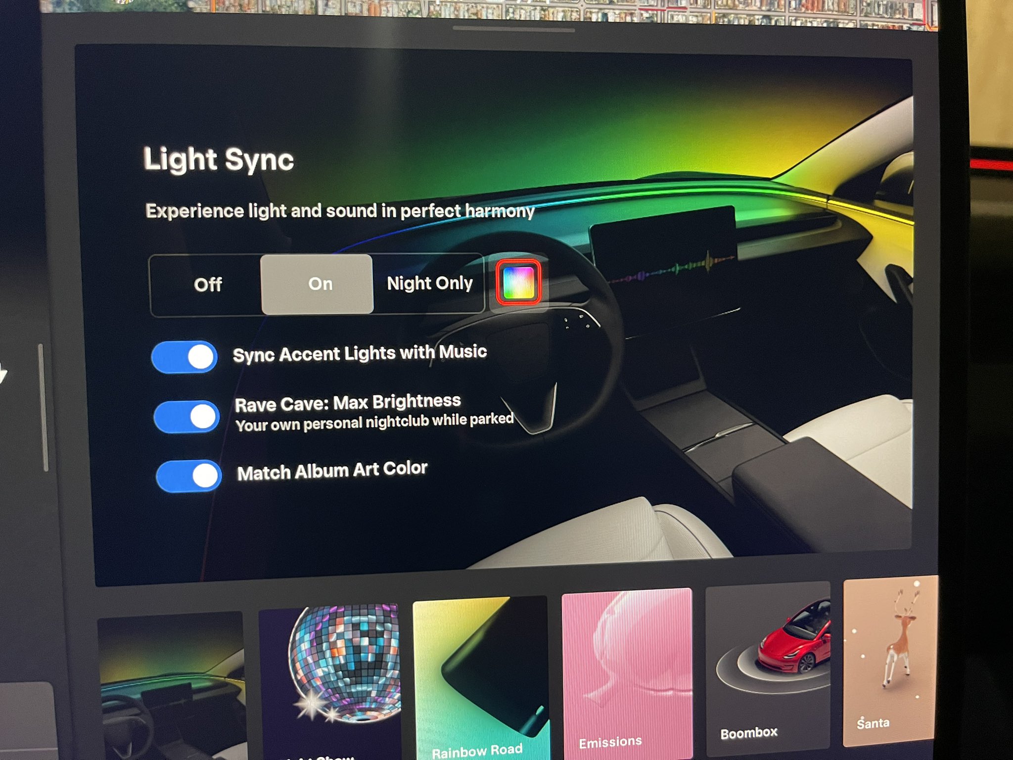 Watch Tesla cars turn into rave caves with the 2025.26 Light Sync ...