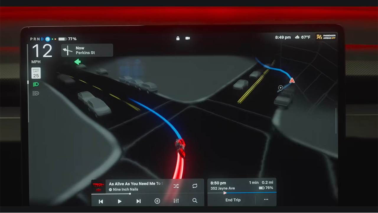 TRON Mode update (2025.38.3.1) adds fun and a cyberpunk flare to Tesla ...