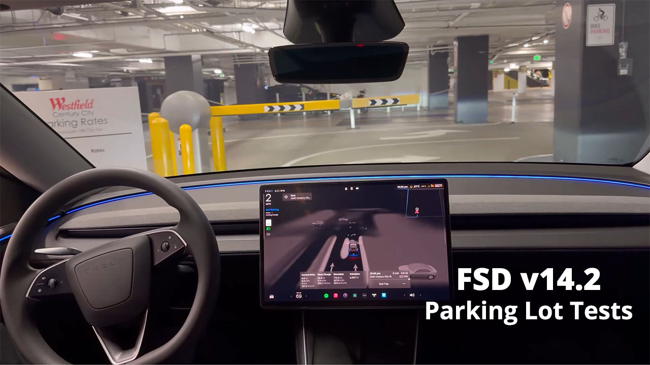 FSD v14.2 parking lot handling tests give mixed results (videos), Tesla ...